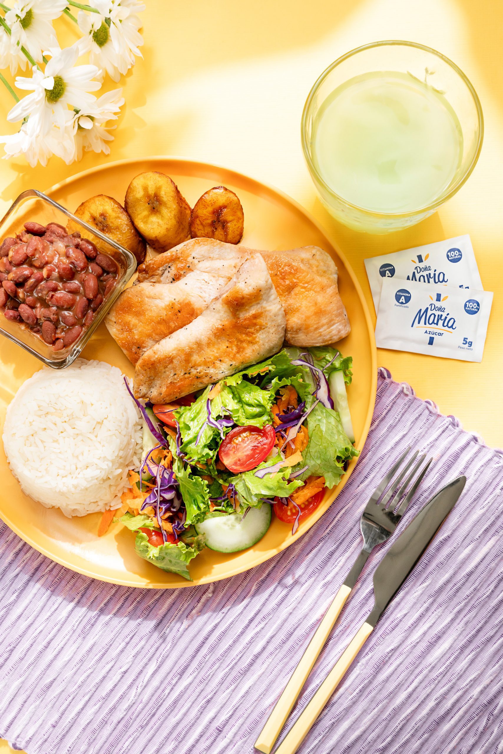 Pollo a la plancha al estilo Doña María - Azúcar Doña María