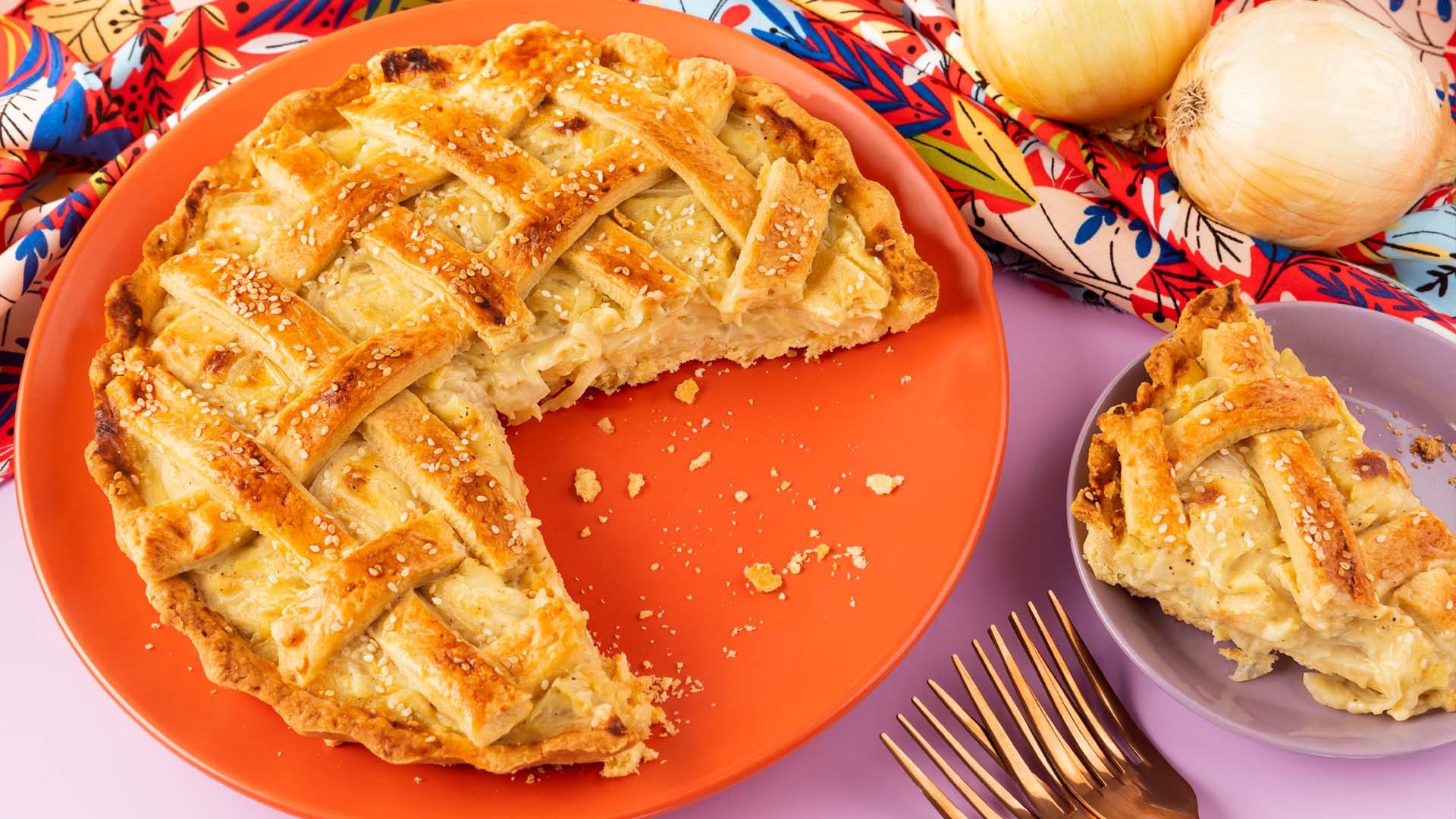 Pastel de cebolla - Azúcar Doña María