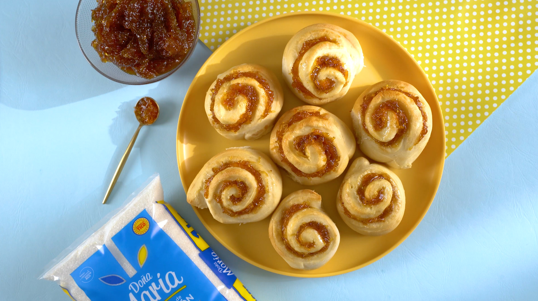Rollitos de chiverre - Azúcar Doña María